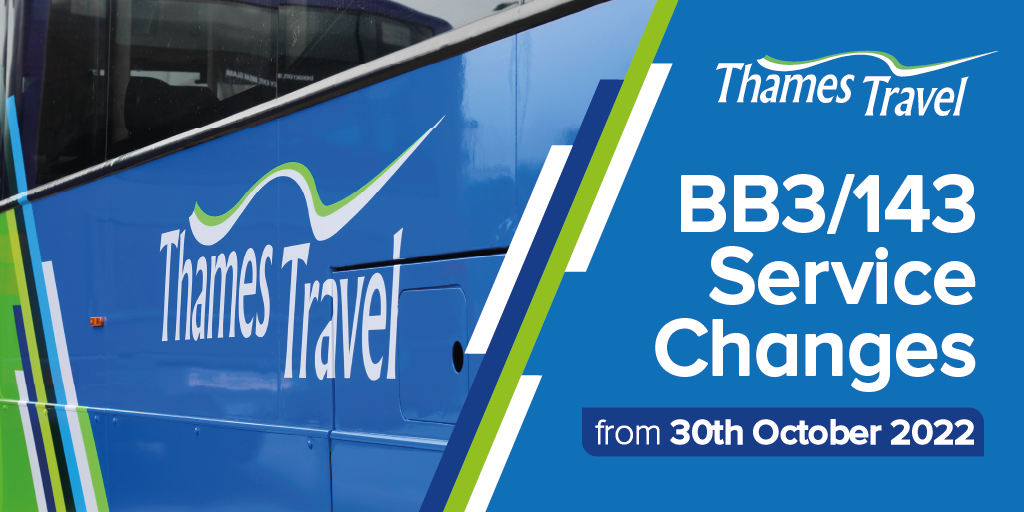 BB3 143 Service Changes From 30th October 2022 Oxford Bus Company And